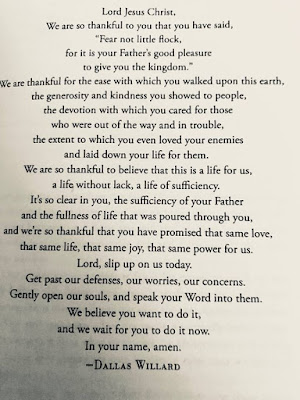 Whispering the Word: Book Review: Life Without Lack by Dallas Willard