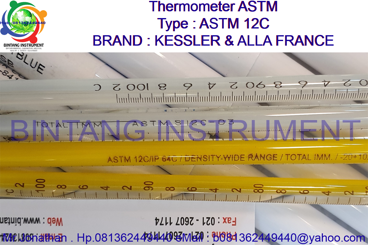 .: 081362449440 Jual Thermometer ASTM 12C Kessler , Jual Thermometer ...