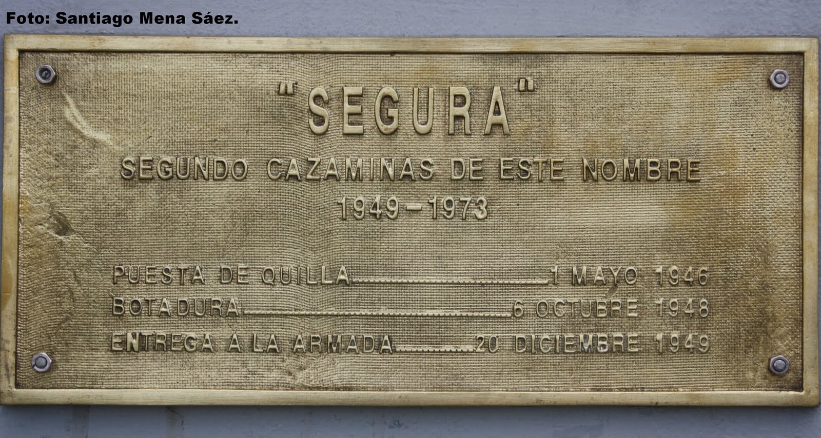 Barcos en Málaga: EL CAZAMINAS SEGURA M-31 LLEGA A MÁLAGA.