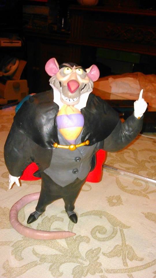Novedades Disney: Figura de Ratigan (Basil, el ratón superdetective ...