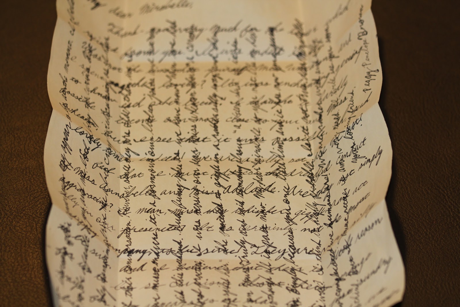Toracellie: Writing and Folding a Regency Style Letter