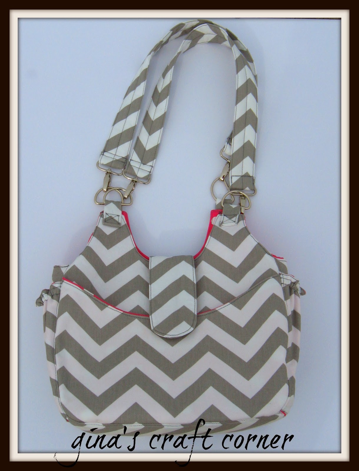 Latest Sewing Project: Chevron Bag using ChrisWDesigns Pattern