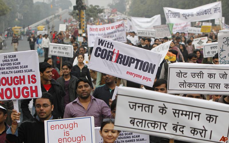 Contemporary India Project: Corruption at Focal Point of National Protests