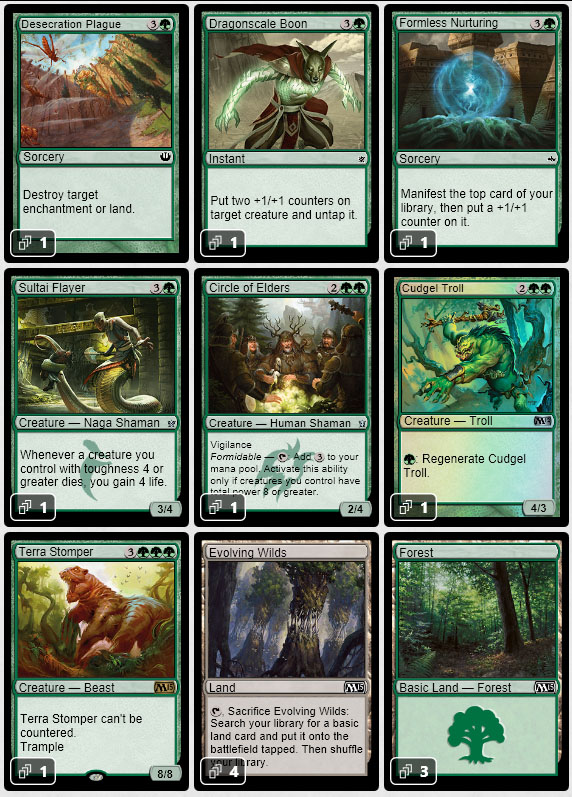 Magic the Gathering Adventures: Origins Toolkit Red Green Deck