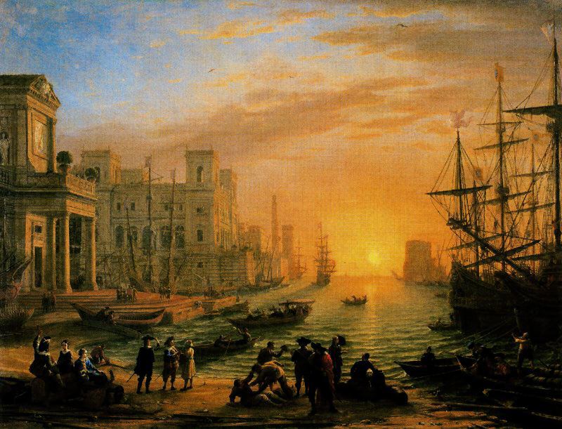 Claude Lorrain (Claudio de Lorena), obras, pinturas, cuadros