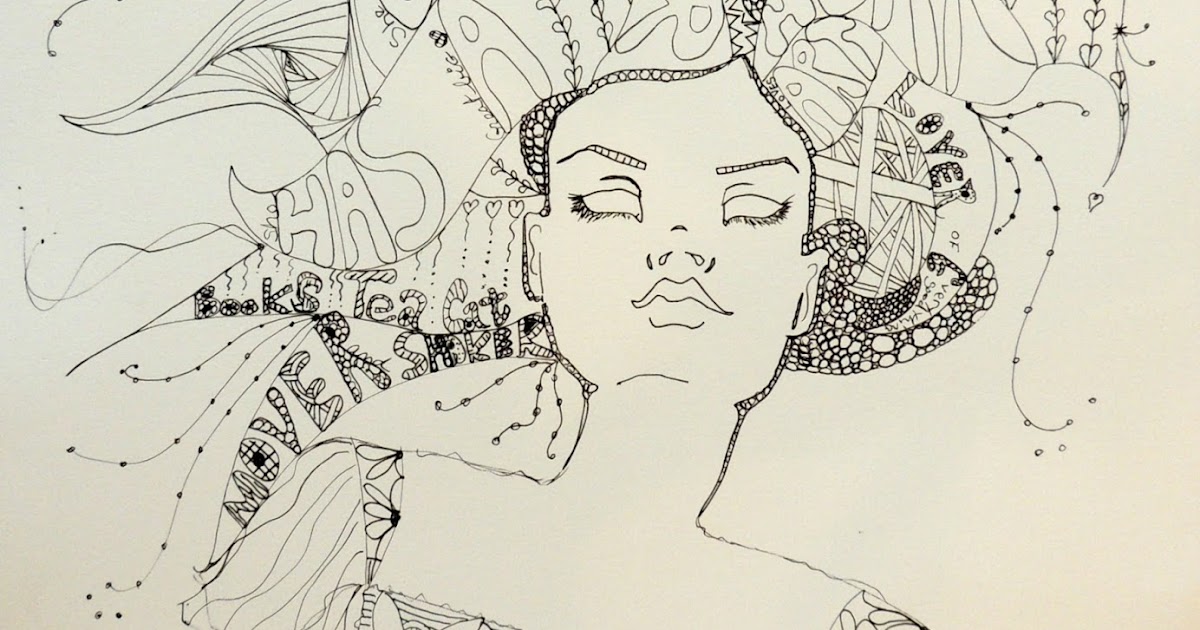 Bolton House: "Dreamweaver" tangled drawing