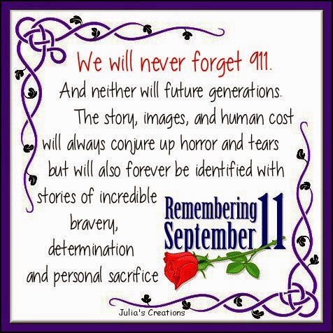 Julia's Creations: Remembering 911