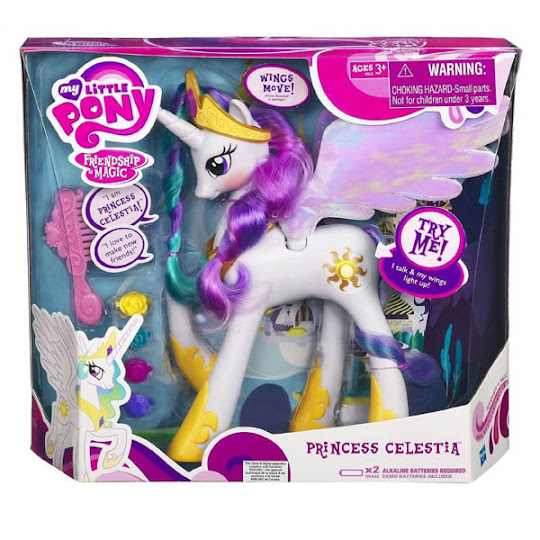 MLP Talking Pony Princess Celestia Brushable Figure | MLP Merch