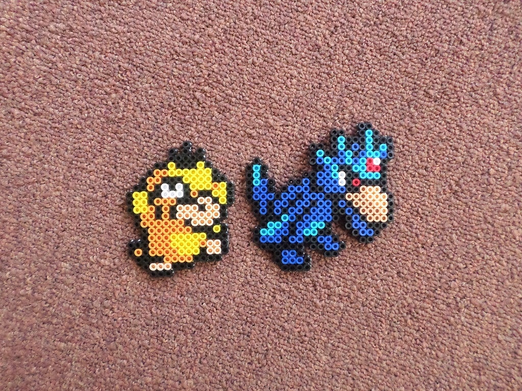 Long Black Fingers : Pokemon Perler Beads Set Five