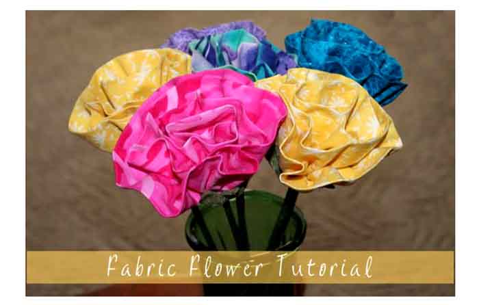 Jahit Jahitan: DIY: Cara buat bunga dari kain