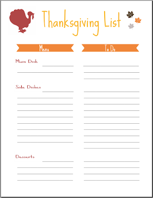 Thanksgiving Prep and Printables - Taylor Allan Photography