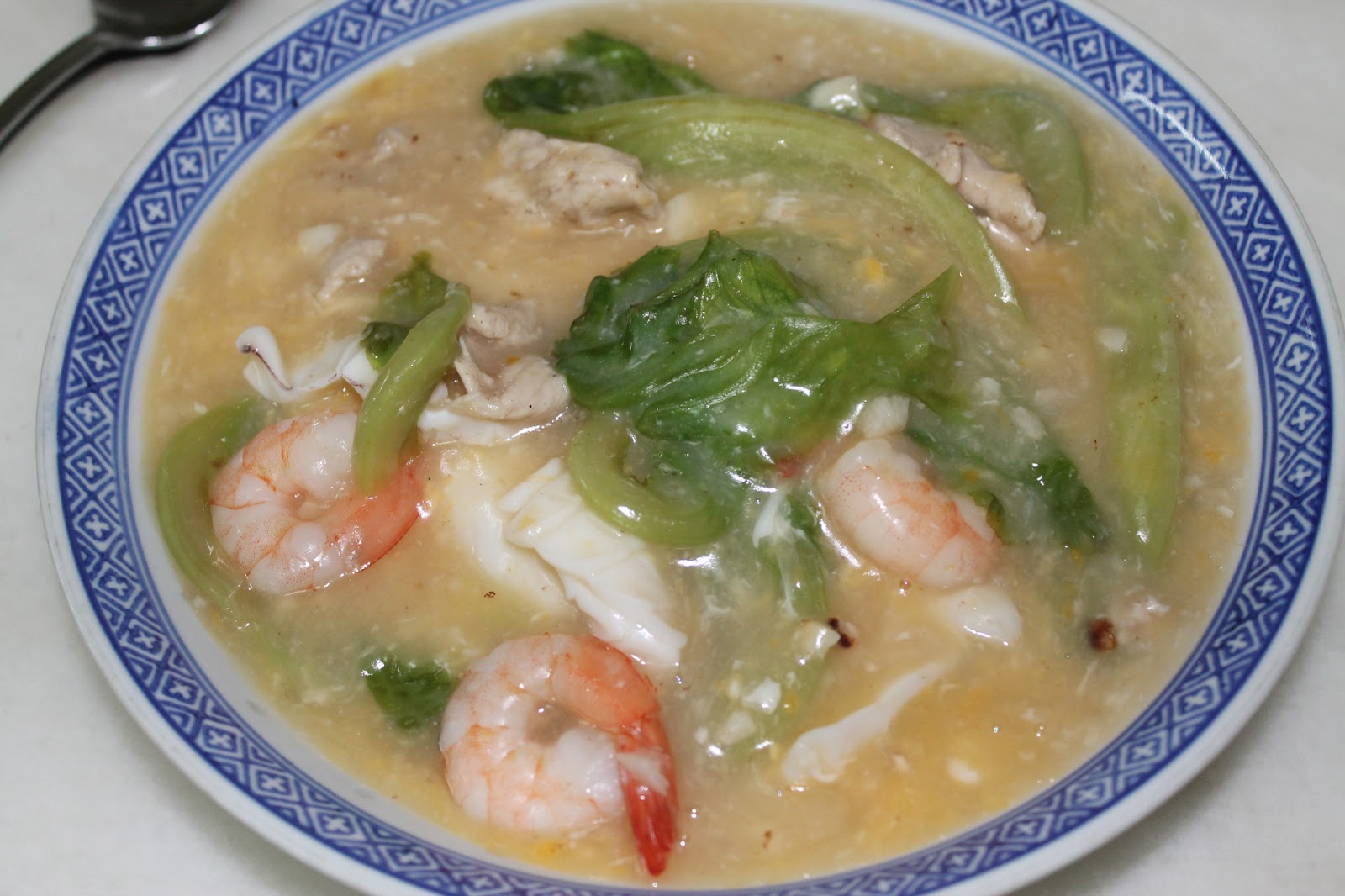 My Cooking Recipe : 汶饭 Braised Rice in Cantonese Style