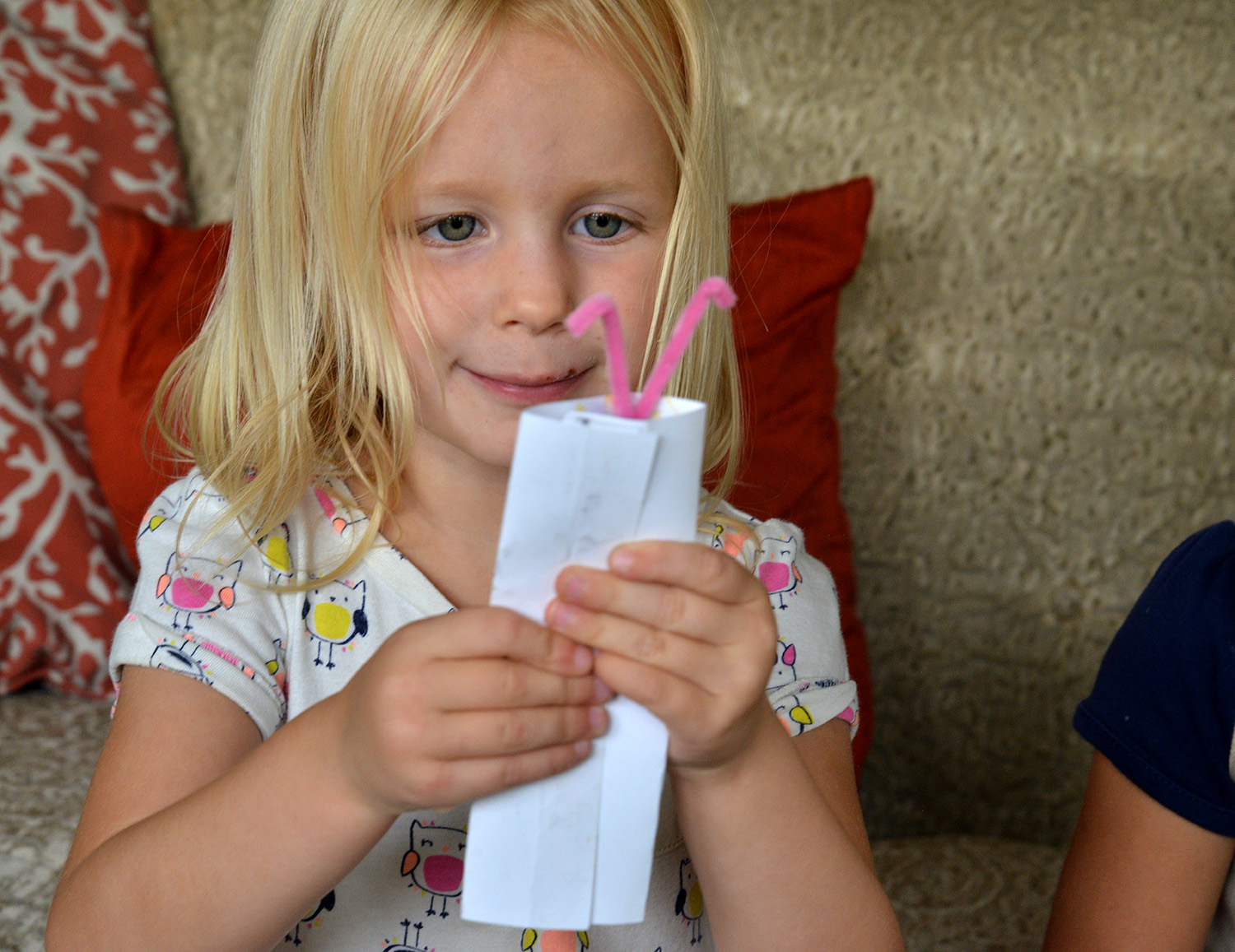 A school of fish: Caterpillar to Butterfly Metamorphosis Craft