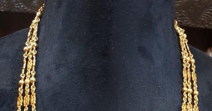 Traditional Silver Haram Designs - Jewellery Designs