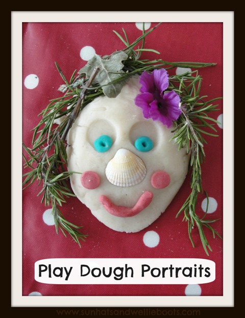 Sun Hats & Wellie Boots: Play Dough Portraits