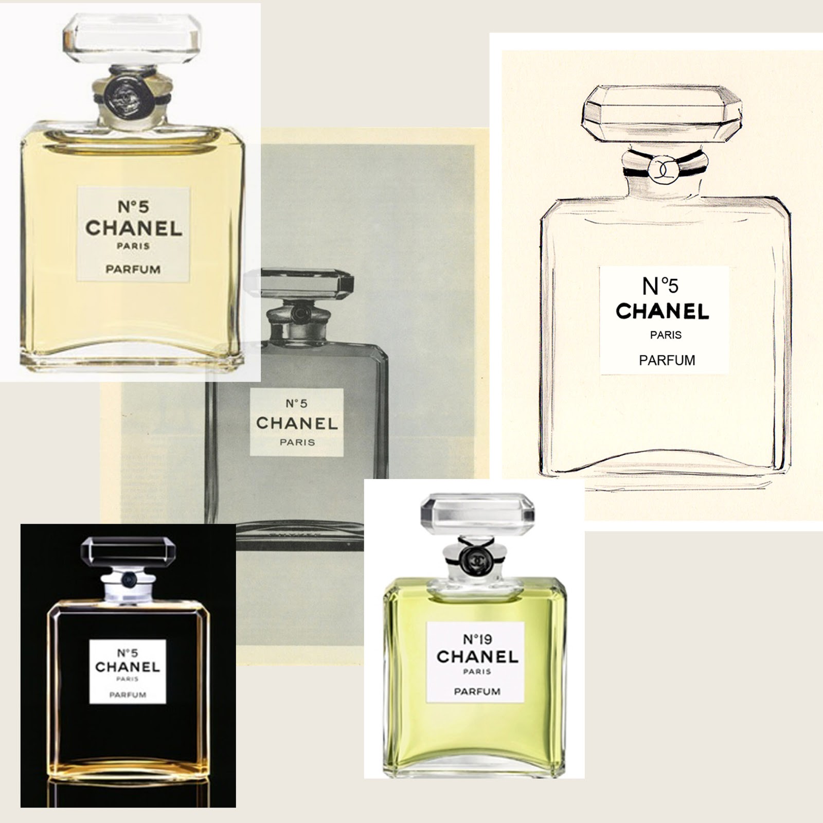 Illustrated Lines: Chanel Perfume - An Iconic Bottle