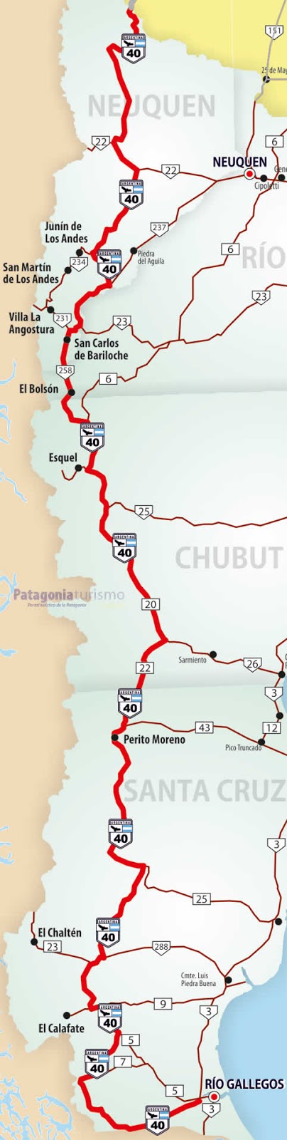 ARGENTINA: La Ruta Nacional n.º 40