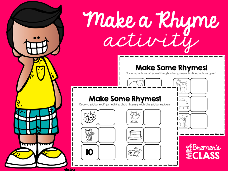 Rhyming Activities Round Up | Mrs. Bremer's Class