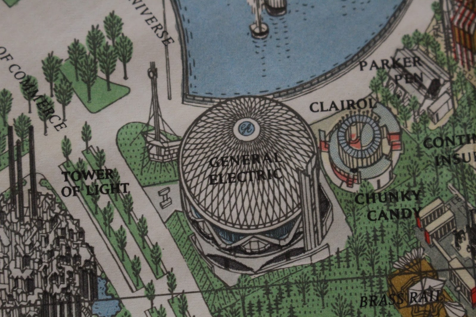 Manifesting the Magic: 1964 World's Fair Souvenir Map: Part 2