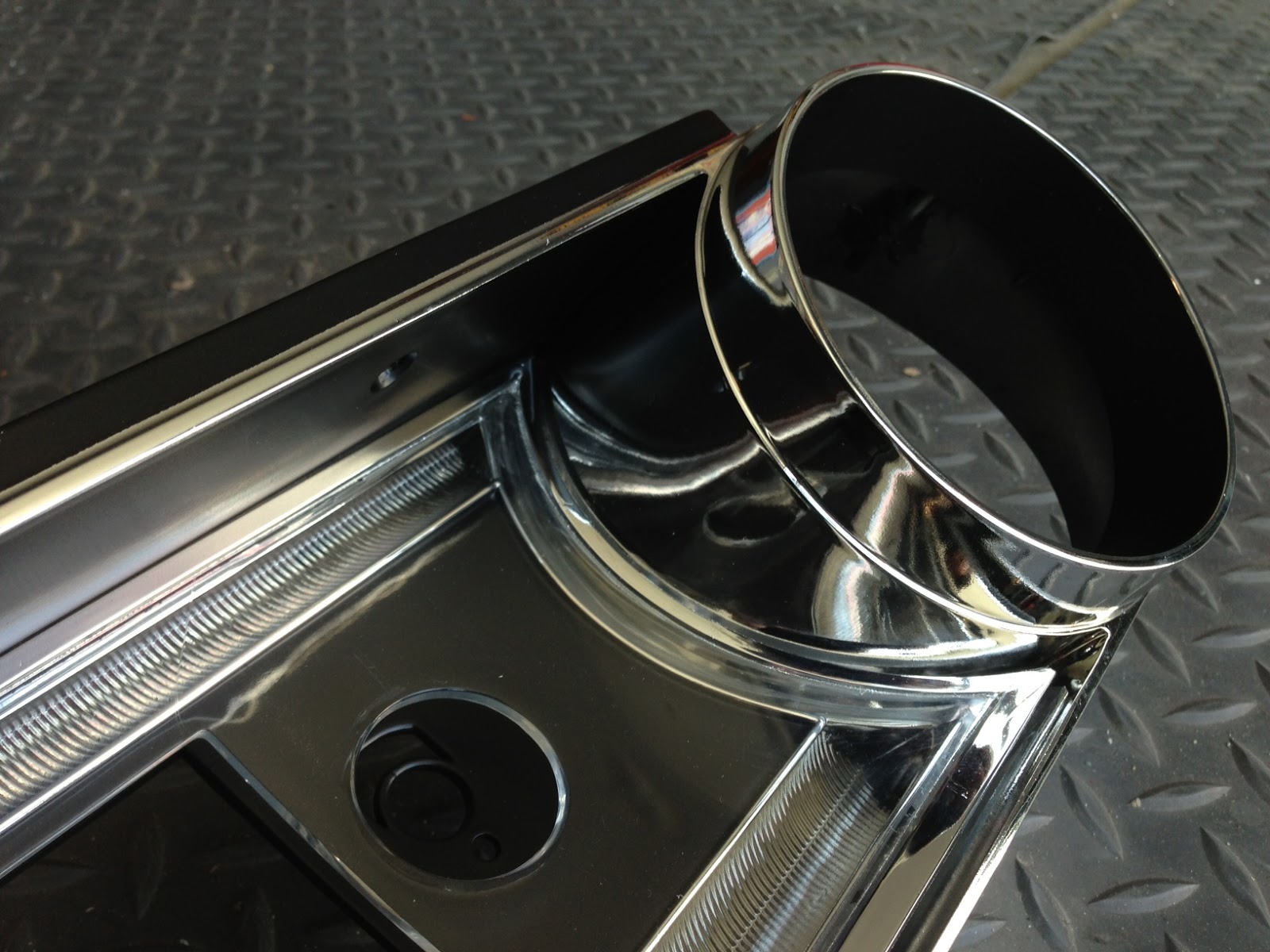 Just Dashes Production Center: 1965 Chevy Impala Plastic Chrome Bezel ...