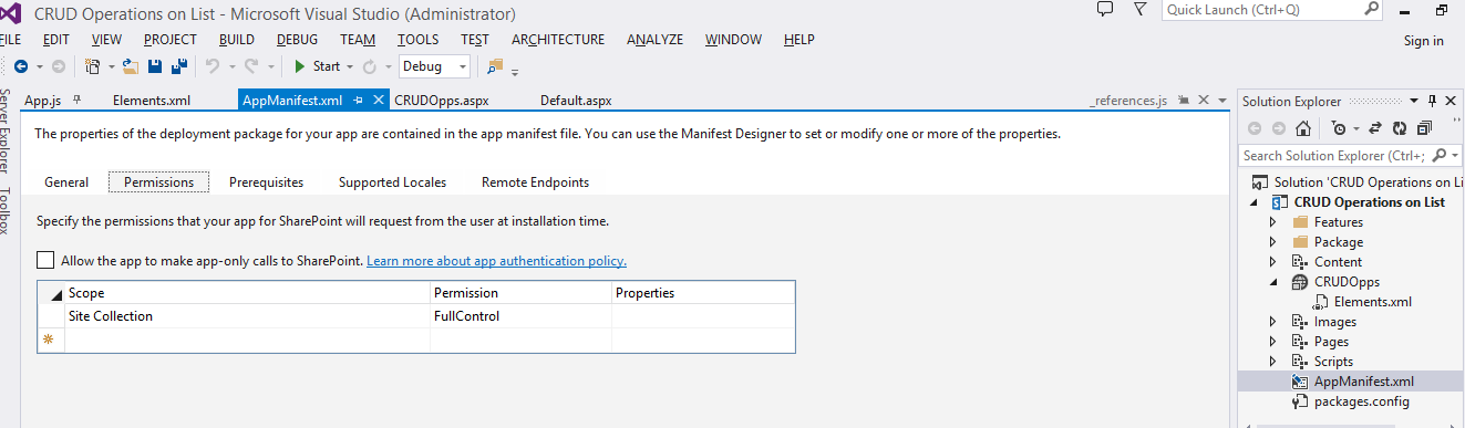 Sharepoint How To Crud Operation In Sharepoint Apps On List Host Web