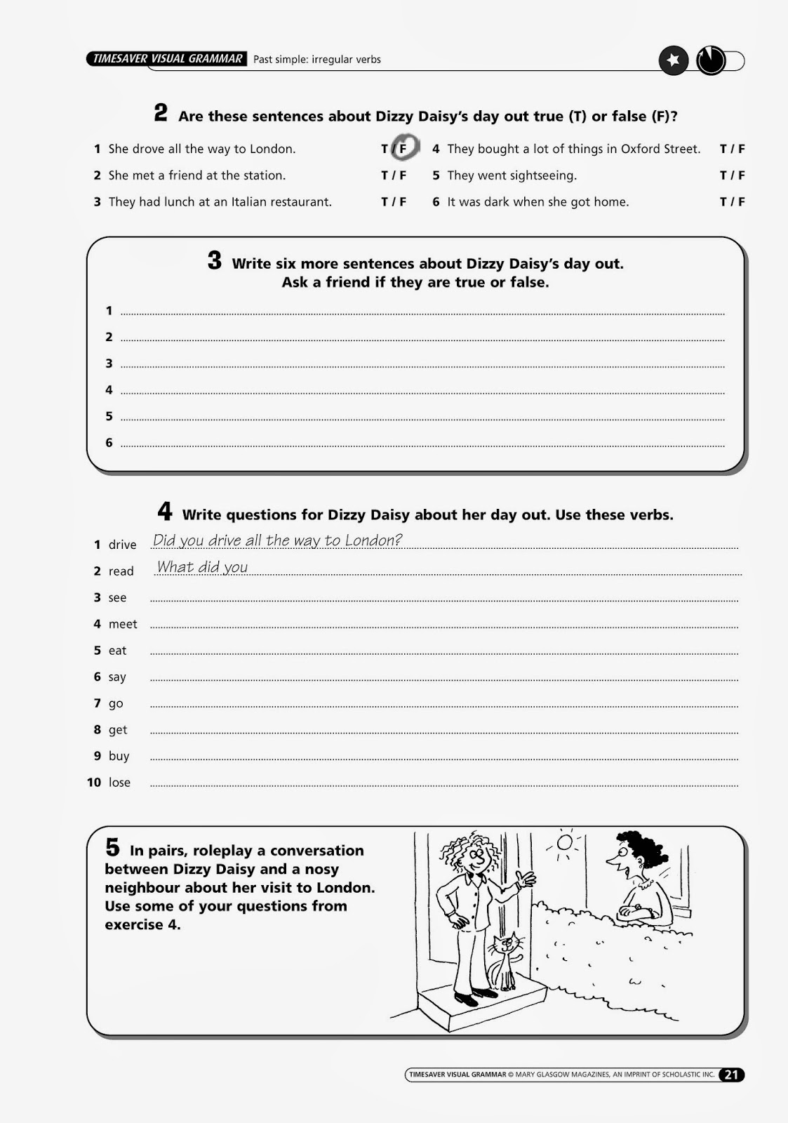 El Villar speaks English: DIZZY DAISY'S DAY OUT