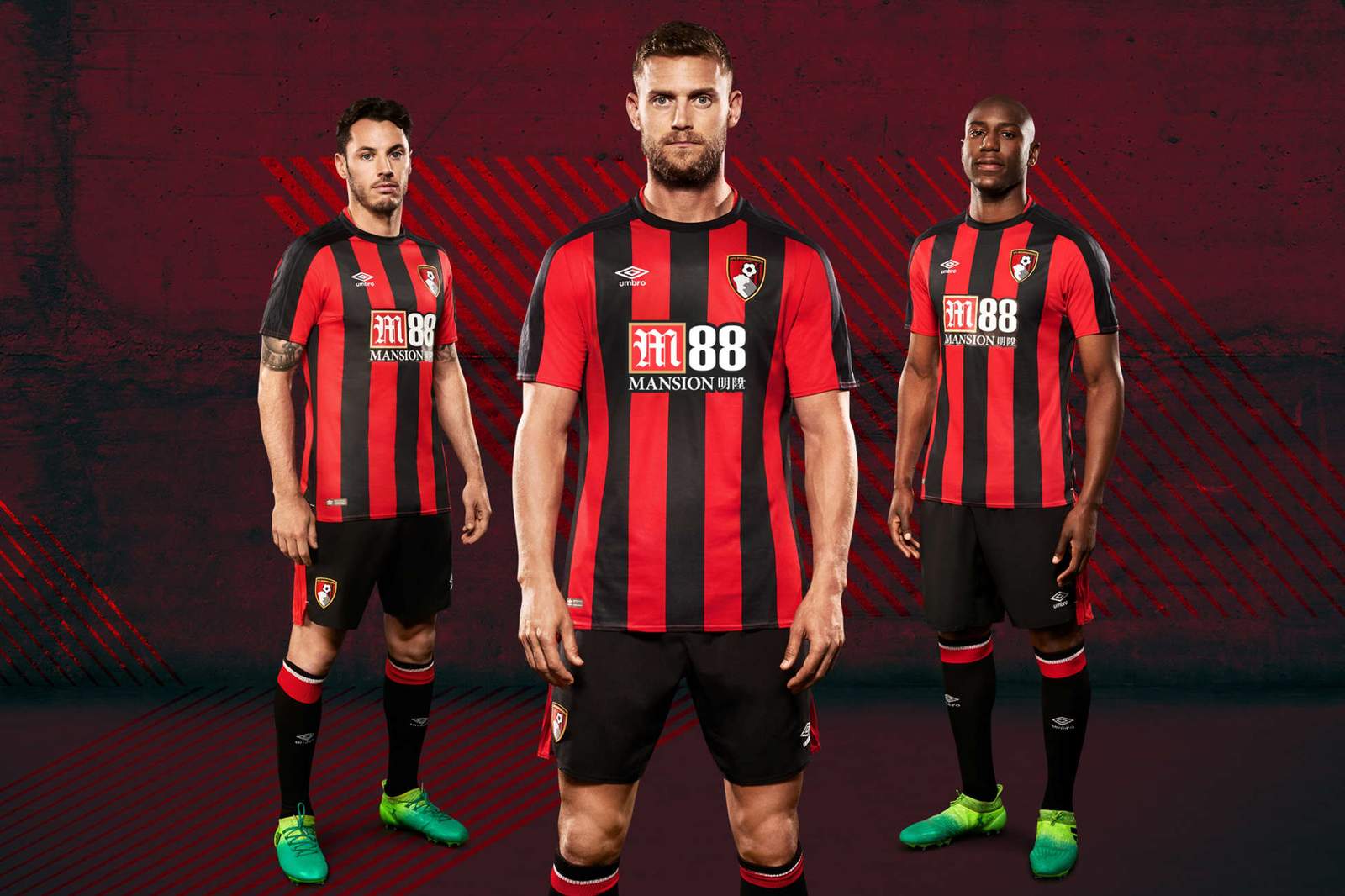 Umbro Bournemouth 17-18 Home Kit Released - Footy Headlines