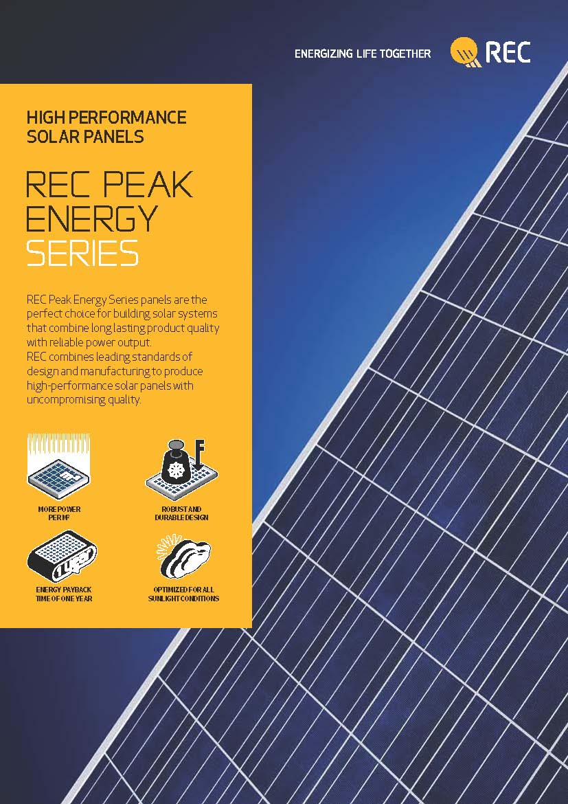 Vico Export Solar Energy (Fotovoltaica): Nuevos Paneles REC Solar ...