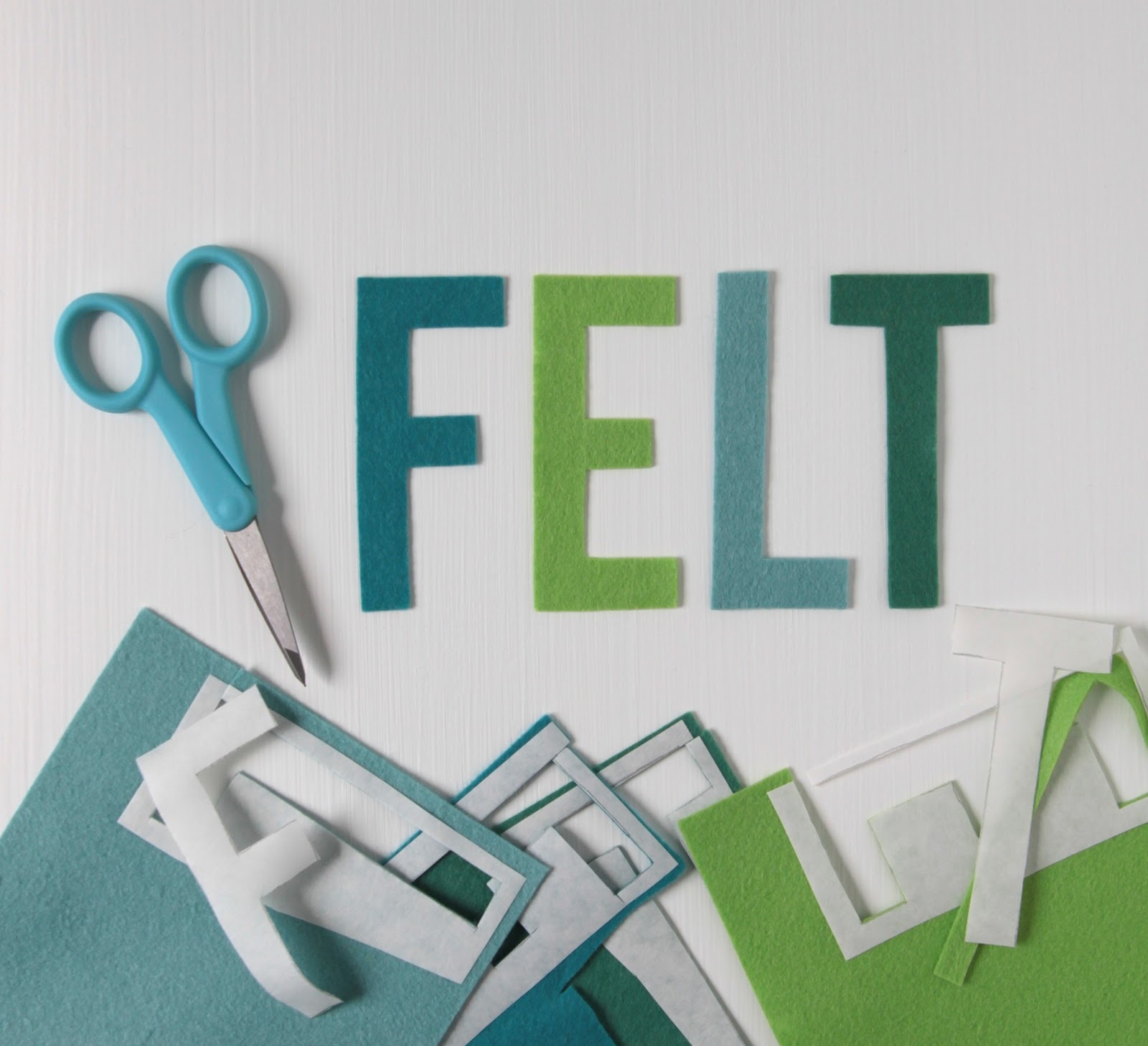 Benzie: A fanfare of felt.: How to cut felt