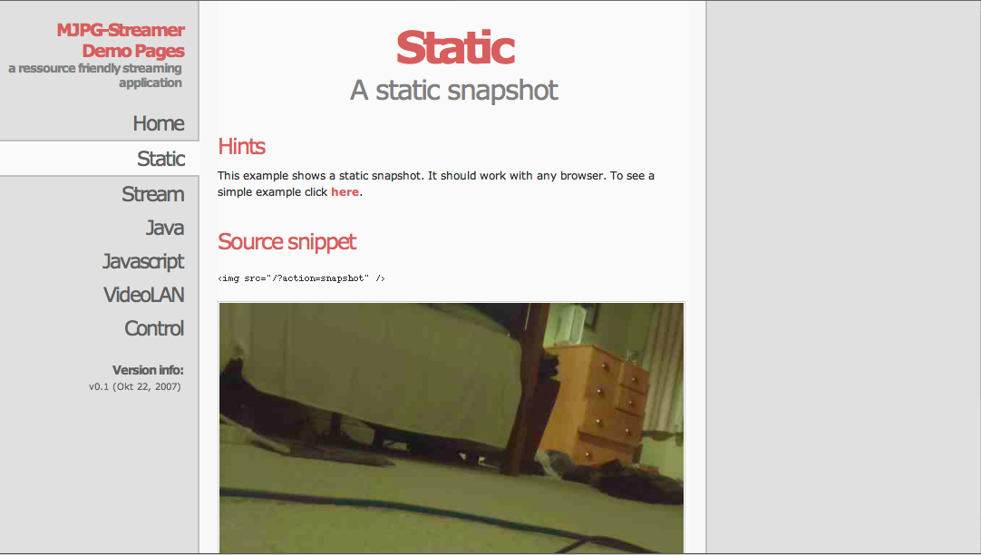 RoboGoby – ROV/AUV Submersible: RasPi Camera: MJPG-Streamer Comparison