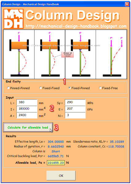 Column design and analysis