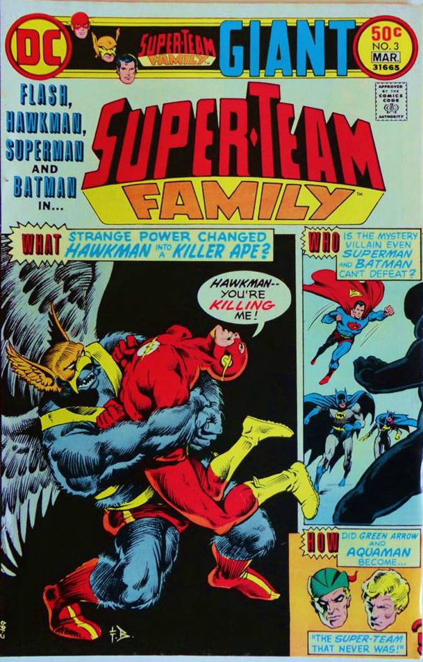 Dave's Comic Heroes Blog: Flash Facts: Flash In Super-Team Family