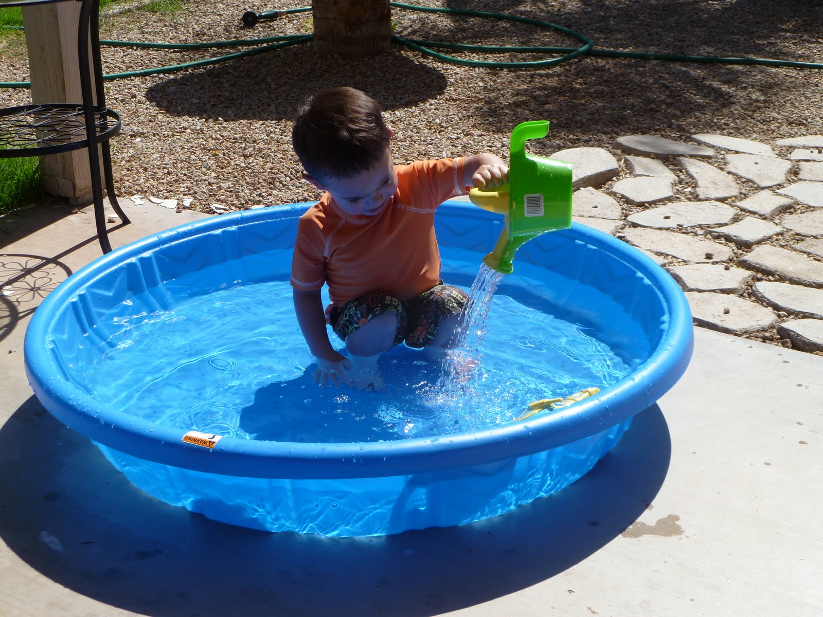 34. Doing his best Al Bundy impression.