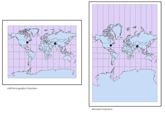 Geography 7: Lab 5: Projection in ArcGIS