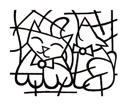 Romero Britto Coloring Pages