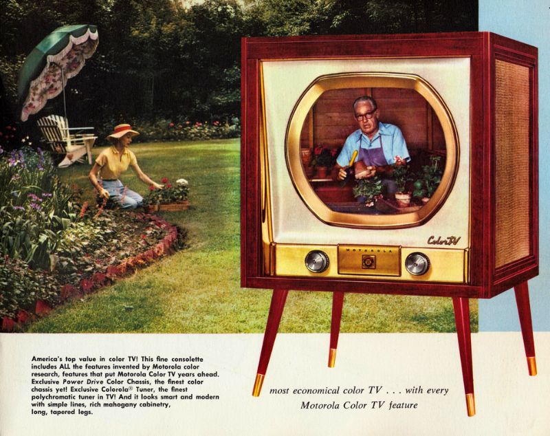 The Golden Age of Television: 35 Cool Pics of TV Advertisements From ...