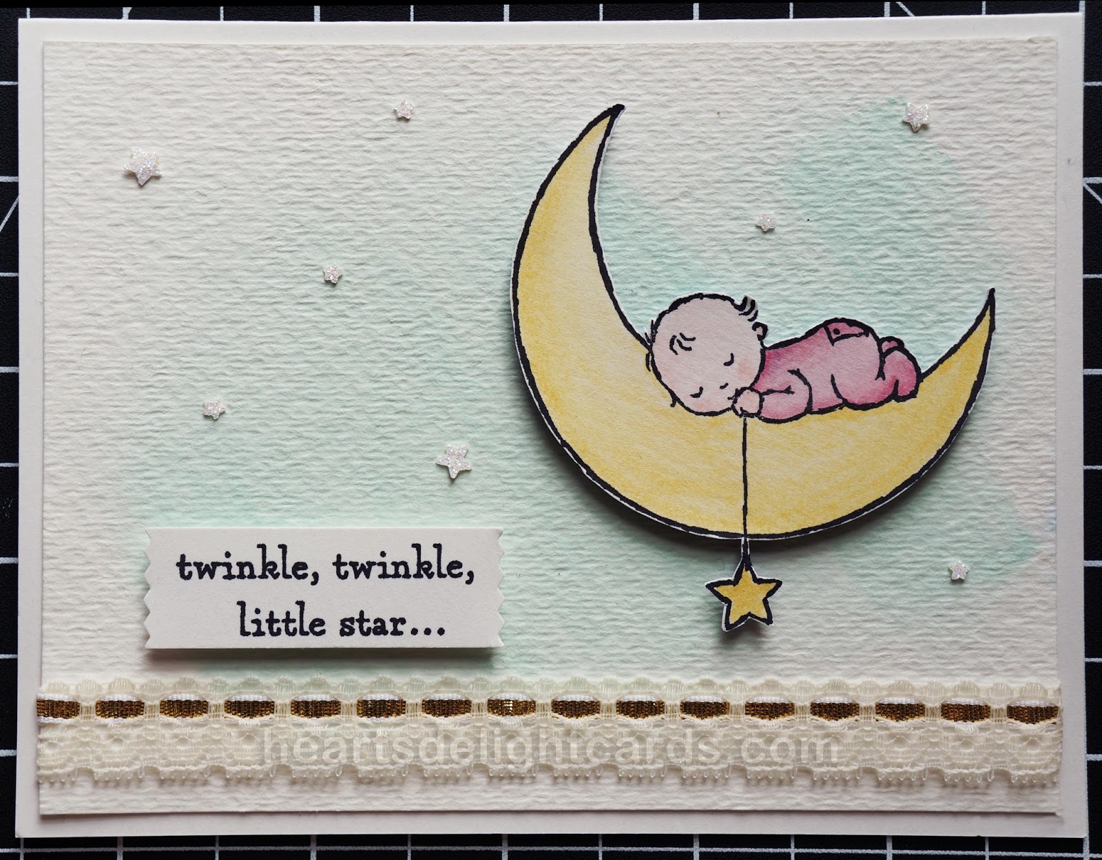 Heart's Delight Cards: Moon Baby CAS, Again