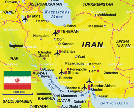 Map Locations of Iran and Tehran Pictures | Middle East Countries Maps ...