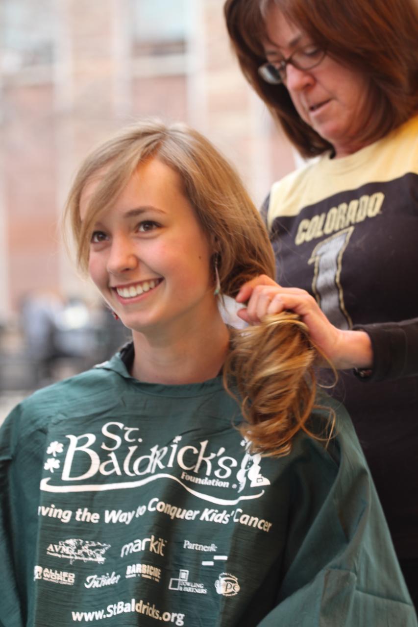 St.Baldrick's headshave of a beautiful girl - All About Hair