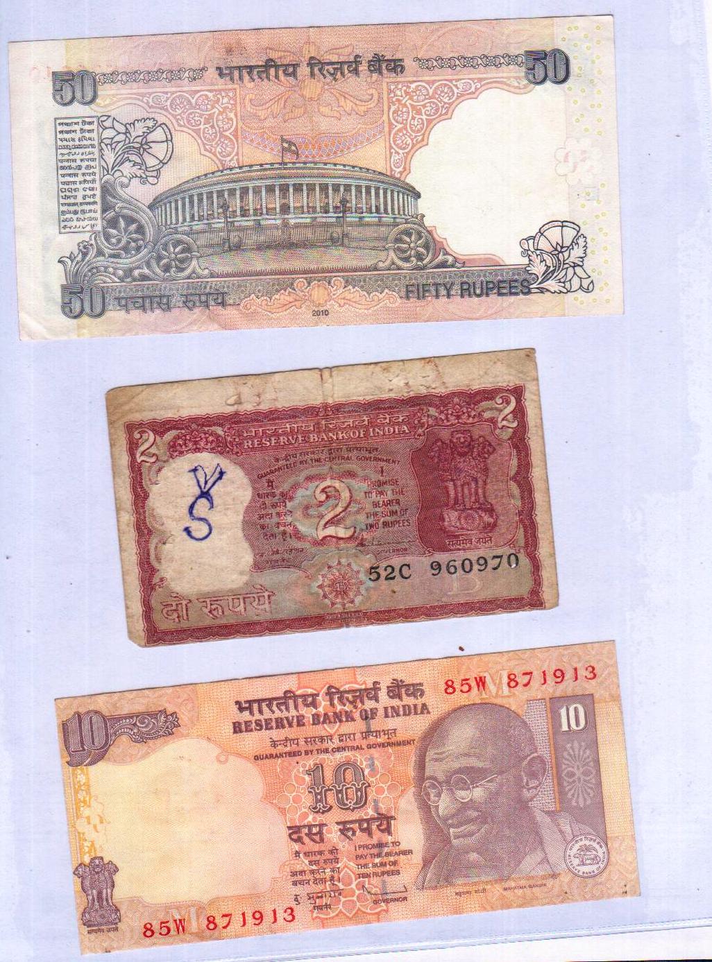 My Collection REPUBLIC INDIA 3 DIFF LITTLE MISPRINT NOTE RARE my-collection-republic-india-3-diff-little-misprint-note-rare