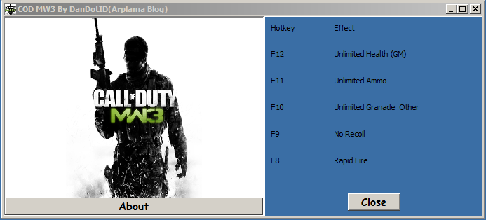 Cheat Cod Modern Warfare 3 trainer terbaru 2015 work - BRmunadion