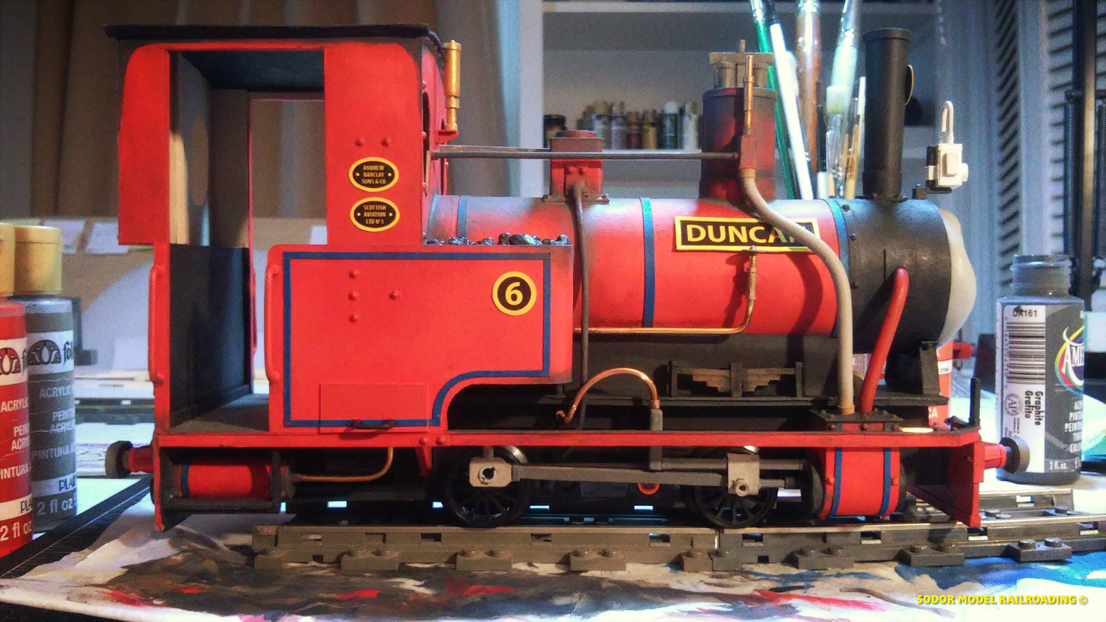 SodorModelRailroading: Scratch-Building Duncan | 16mm Scale