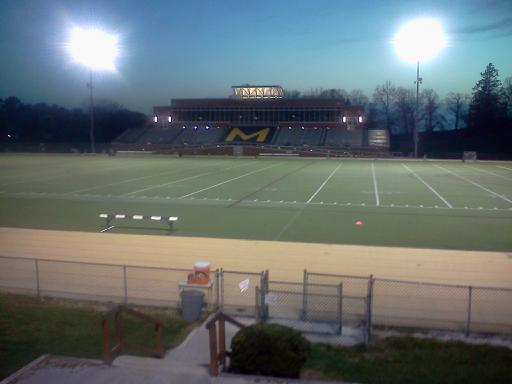 Dayhoff Soundtrack: Lonely is the runner at Gill Stadium at McDaniel ...