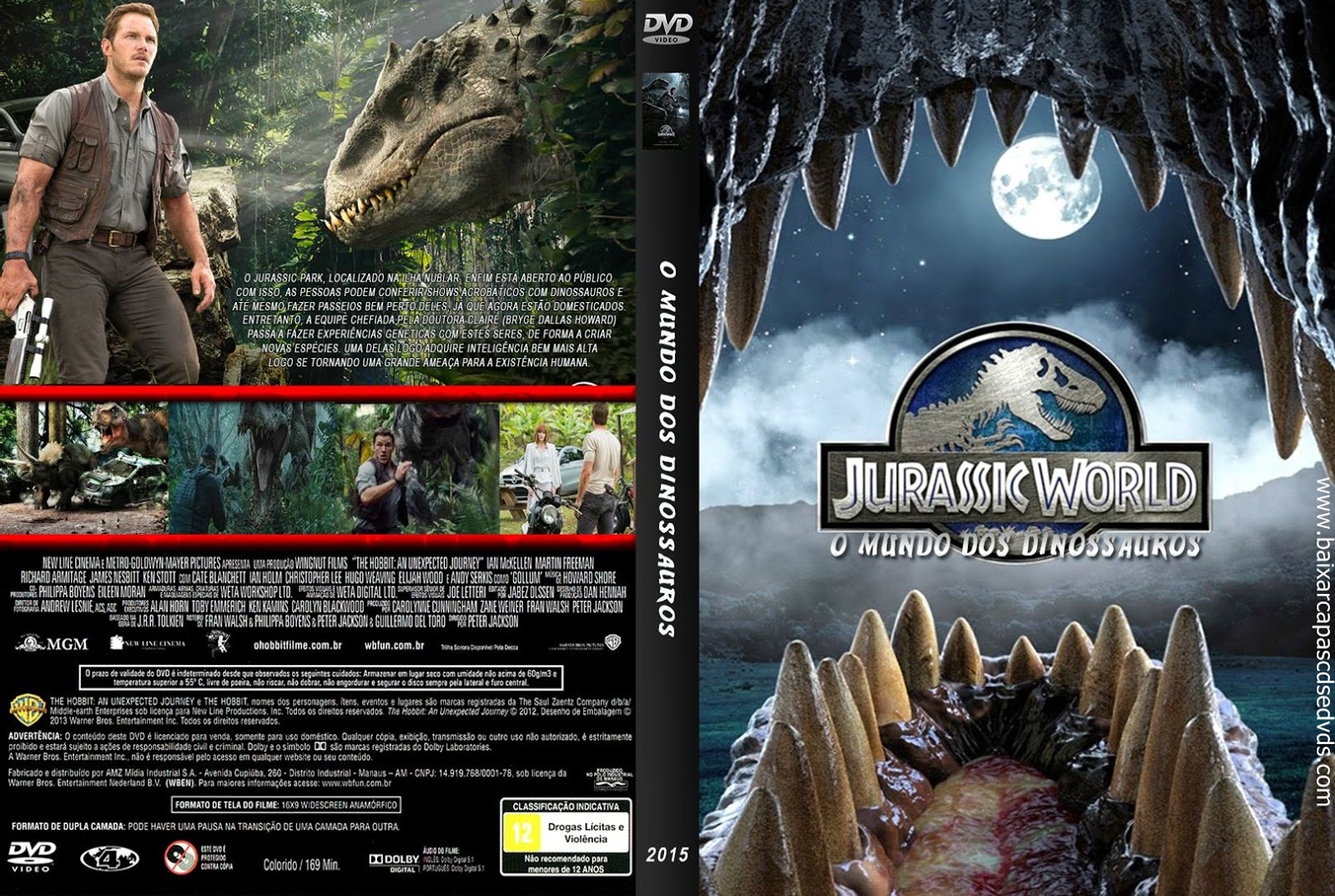 Baixar Capa Jurassic World O Mundo Dos Dinossauros 2 2015 Baixar Capas Cds E Dvds