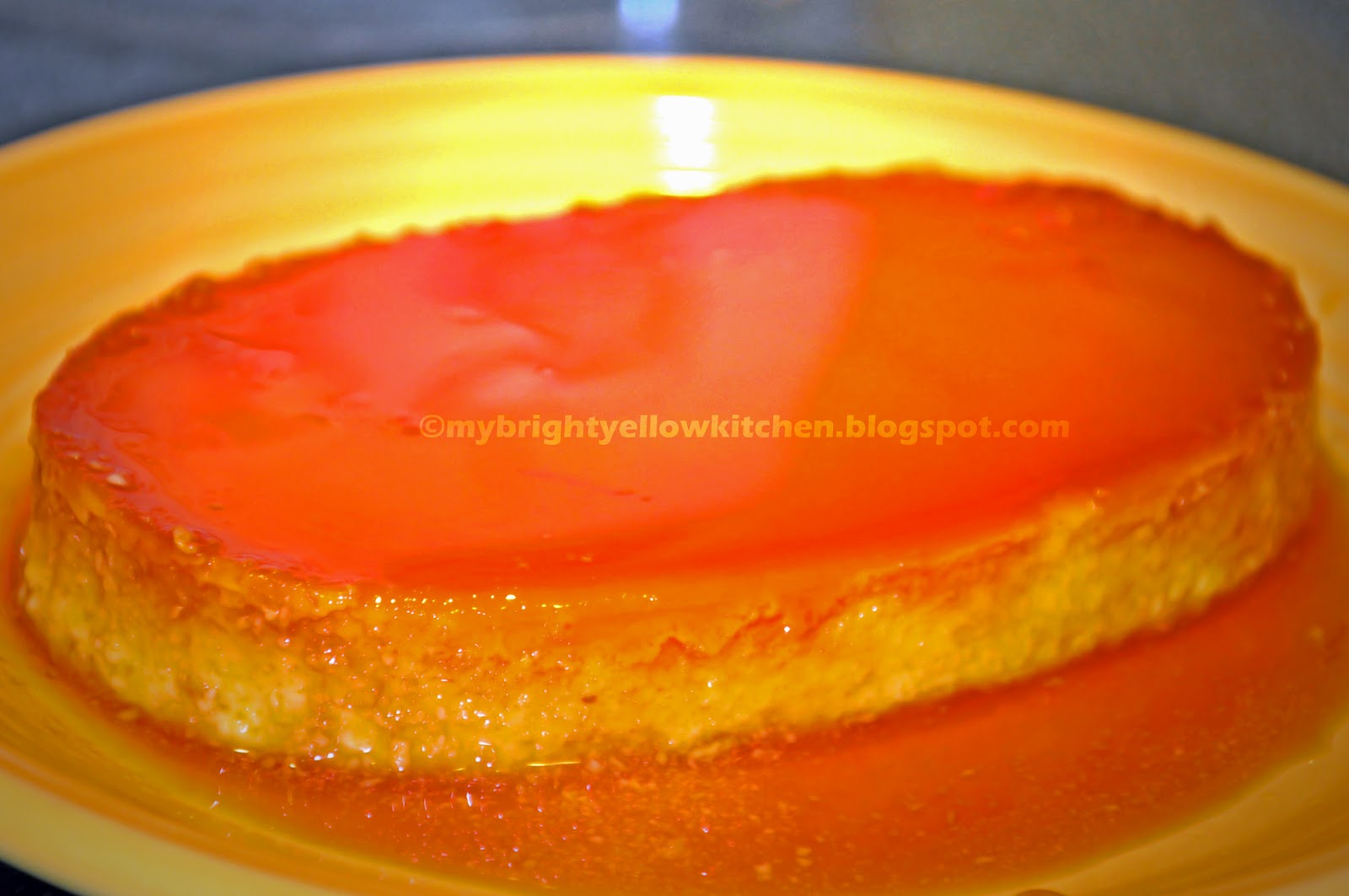 My Bright Yellow Kitchen: leche flan recipe *tried & tested*