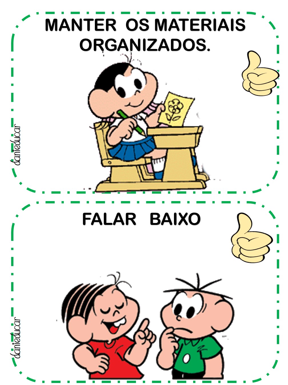 Combinados com a turma da Monica - DaniEducar | Rotina na educação ...