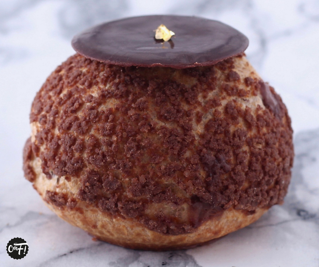 Les choux craquelin au chocolat