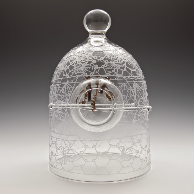 Simply Creative: Bell Jar Glass Sculpture by Kit Paulson