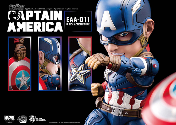 Avengers: Age of Ultron - Captain America EAA-011 Egg Atttack (Beast Kingdom)