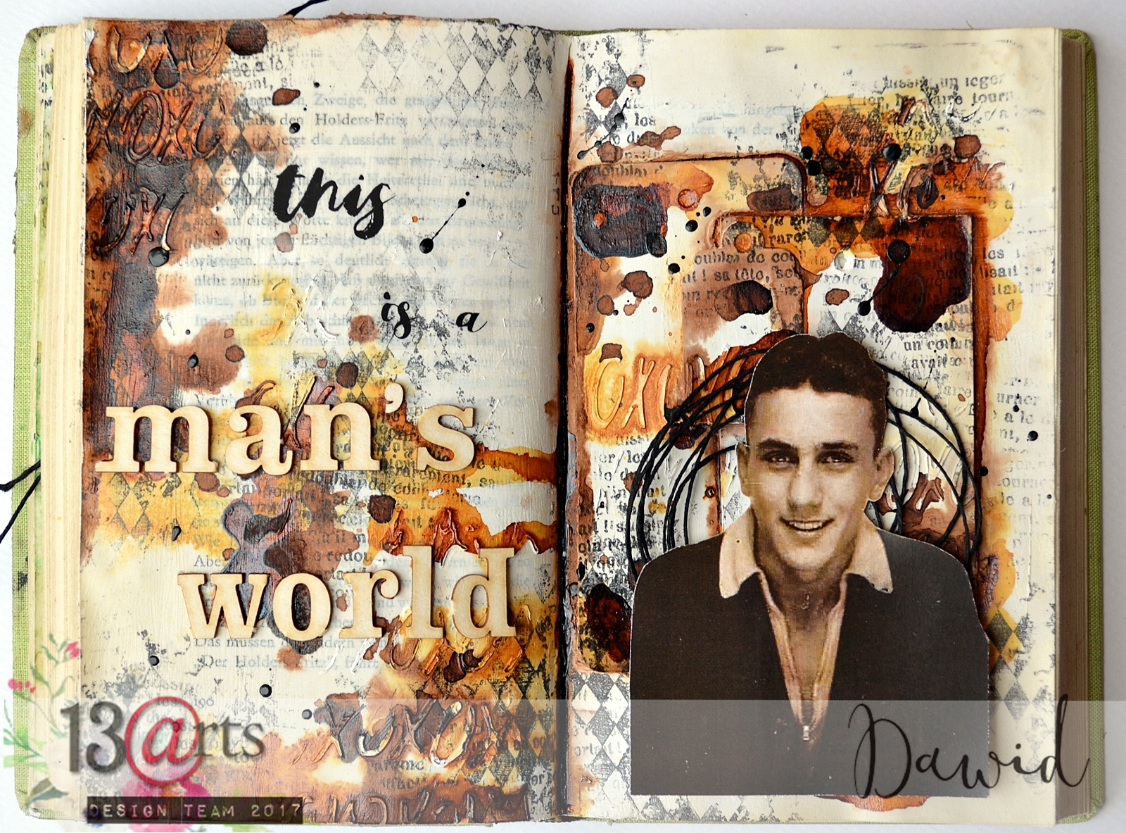 13 arts: Art journal - man's world
